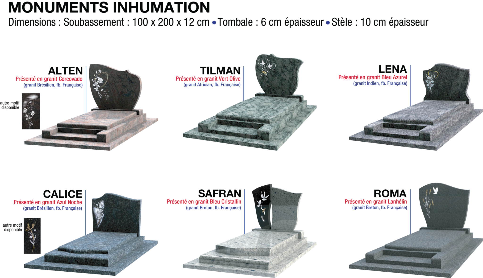 Monuments funéraires : -20% sur le fabriqué en France - LCF Santilly